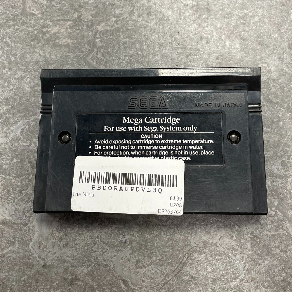 Pre-owned The Ninja | Sega Master System Cart Only - Own4Less